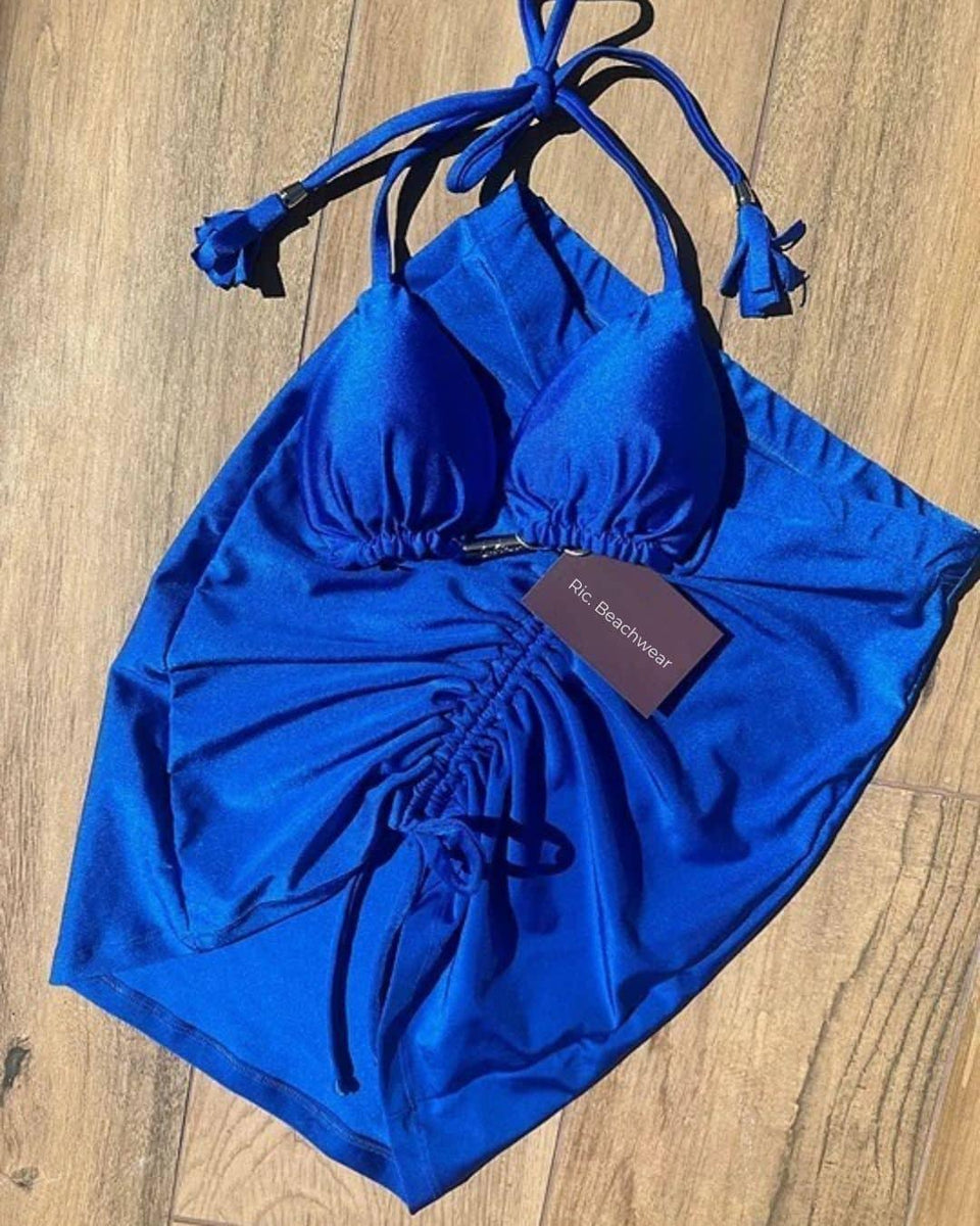 Mini Saia Azul Royale – Ric Resortwear